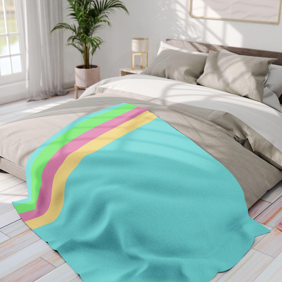 Bluey Bingos Bed Fleece Blanket: Kids Cozy Throw, Bedroom Decor - Etsy