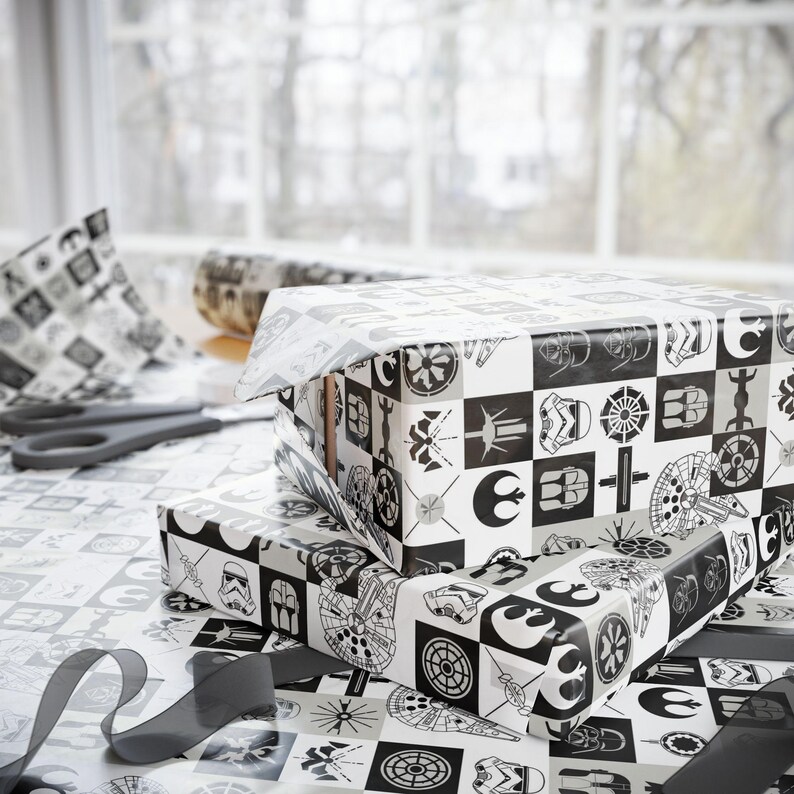 Stormtrooper Wrapping Paper: Star Wars Gift Wrap Sheets - Etsy