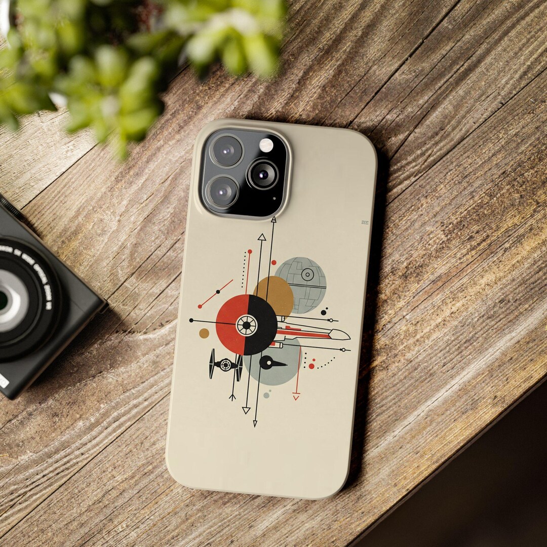 Geometric Star Wars Phone Case, Minimalist Star Wars Gift, Sci-fi Phone ...