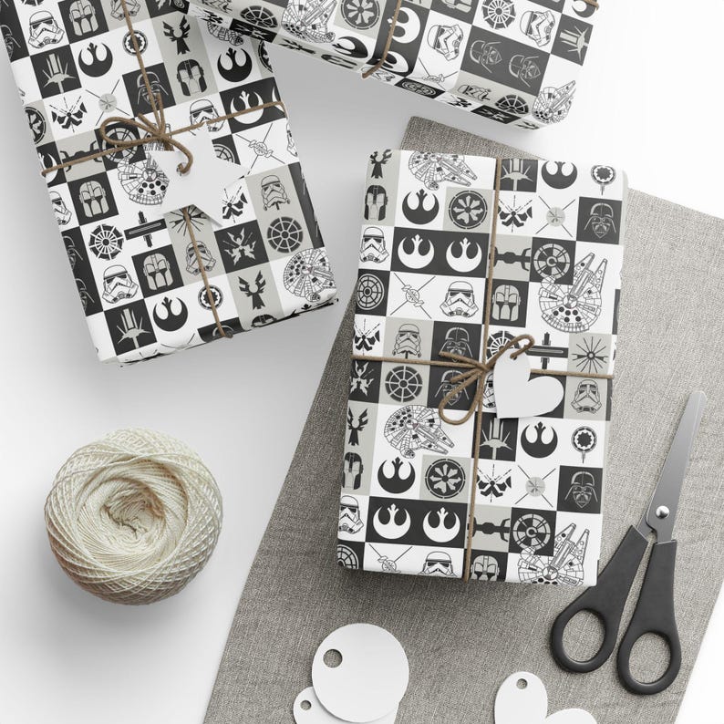Stormtrooper Wrapping Paper: Star Wars Gift Wrap Sheets - Etsy