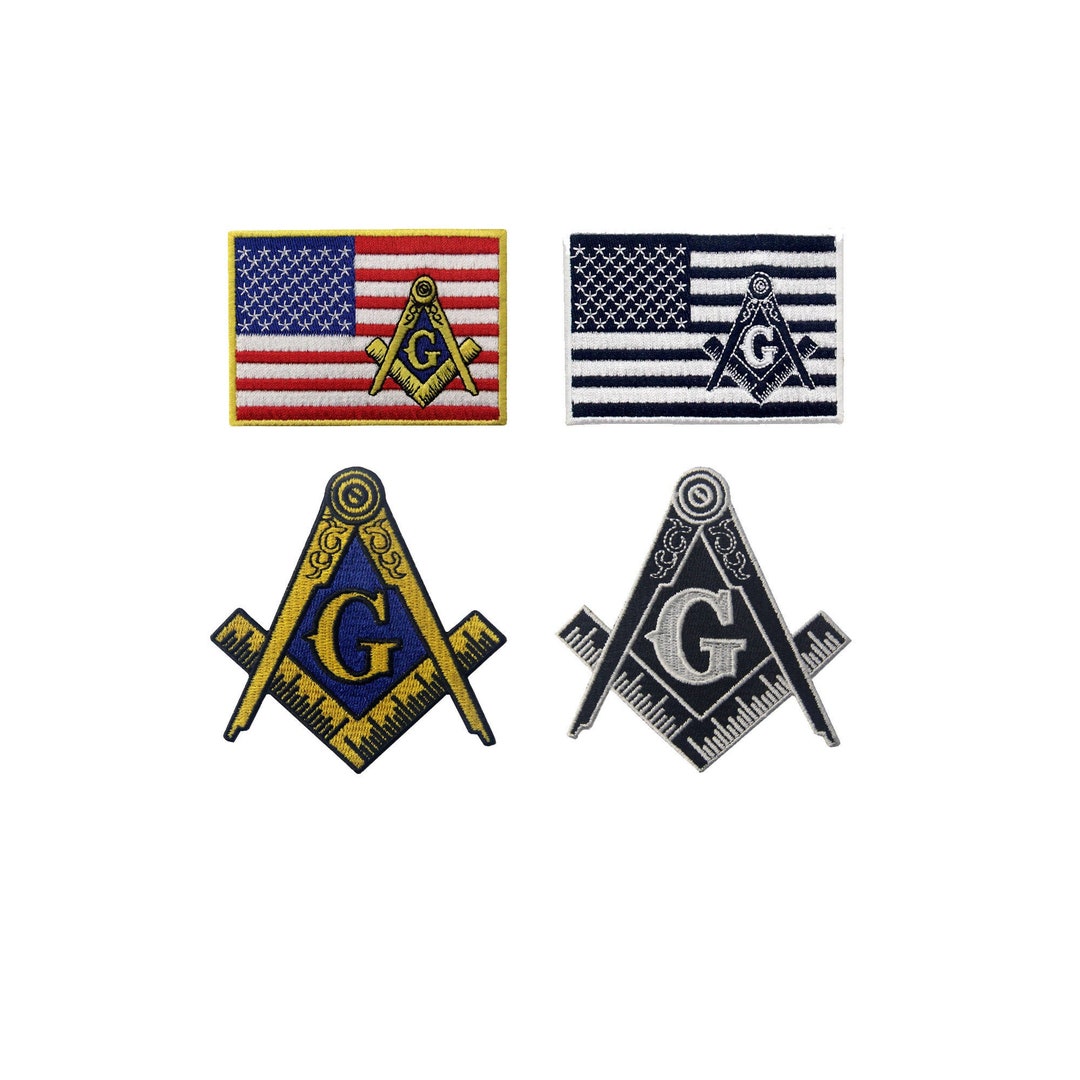 Masonic Logo - Masons - Freemason - Lodge - Embroidered Iron on Symbol ...