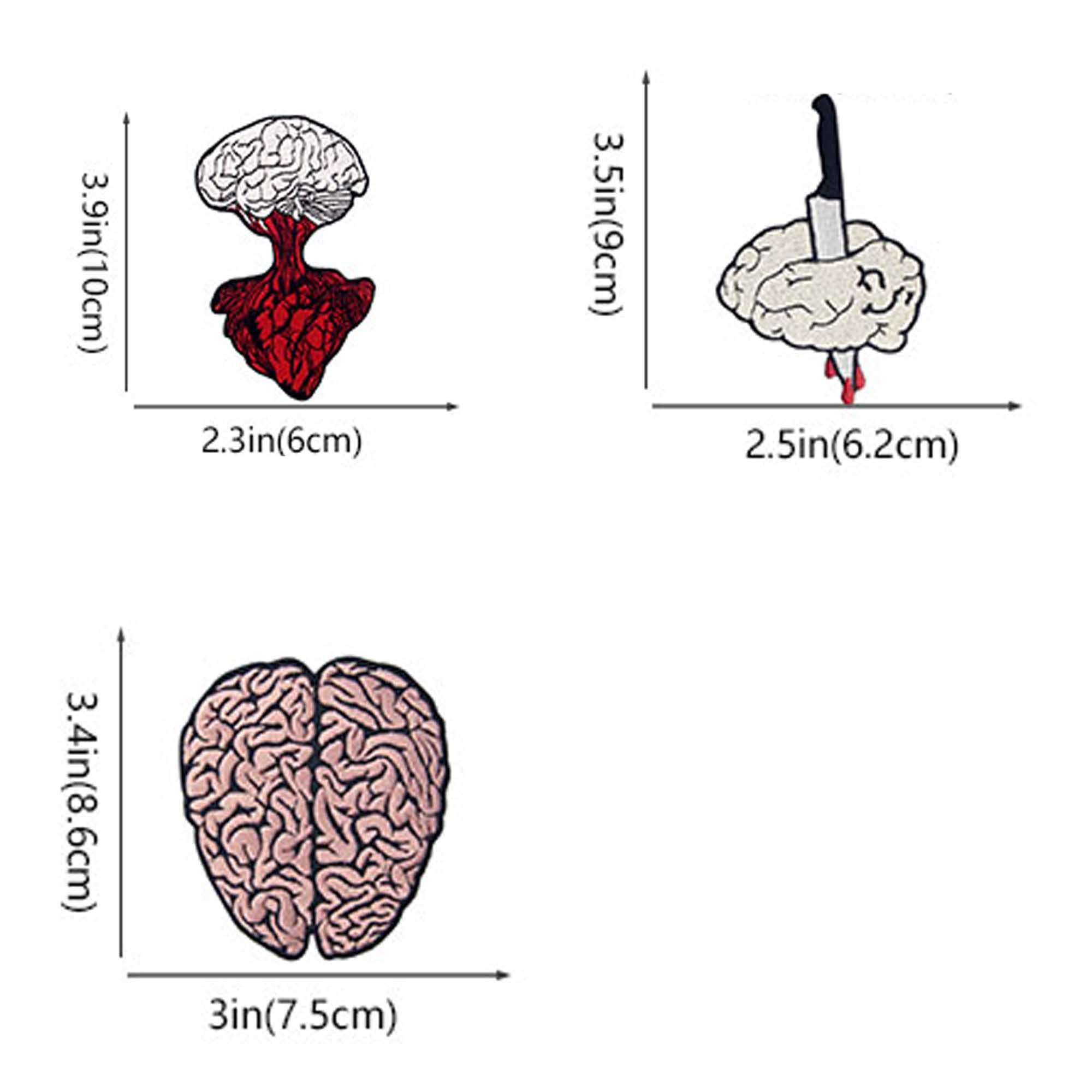 Brain Sew Iron on Patches DIY Handcraft Sewing Cloth Materials - Etsy