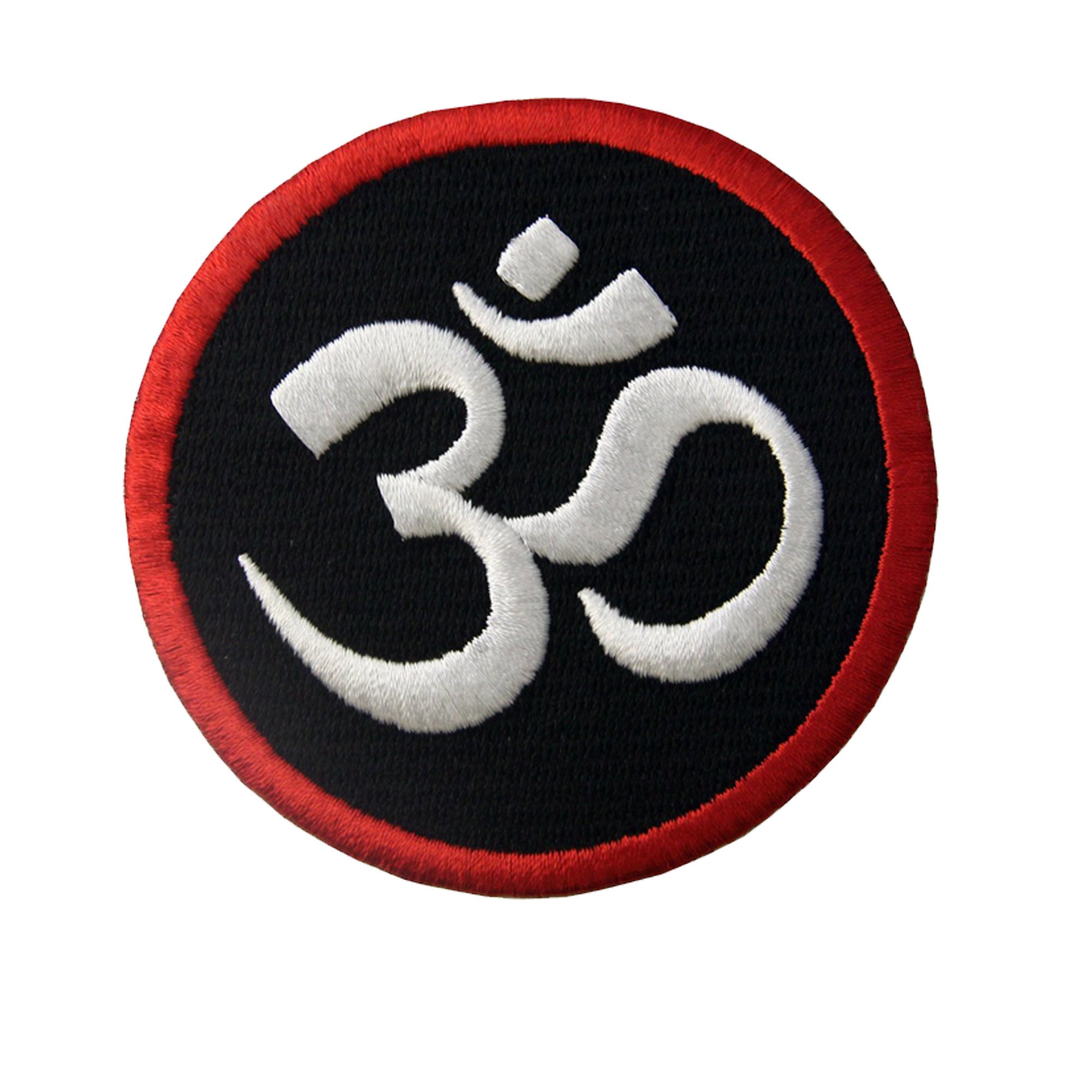 Buddha and Lotus Flower Applique Embroidered Badge Iron on Sew on Patch ...
