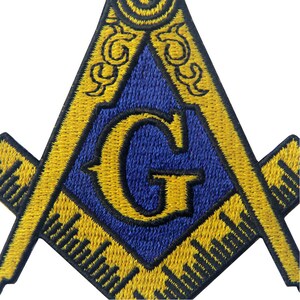 Masonic Logo - Masons - Freemason - Lodge - Embroidered Iron on Symbol ...