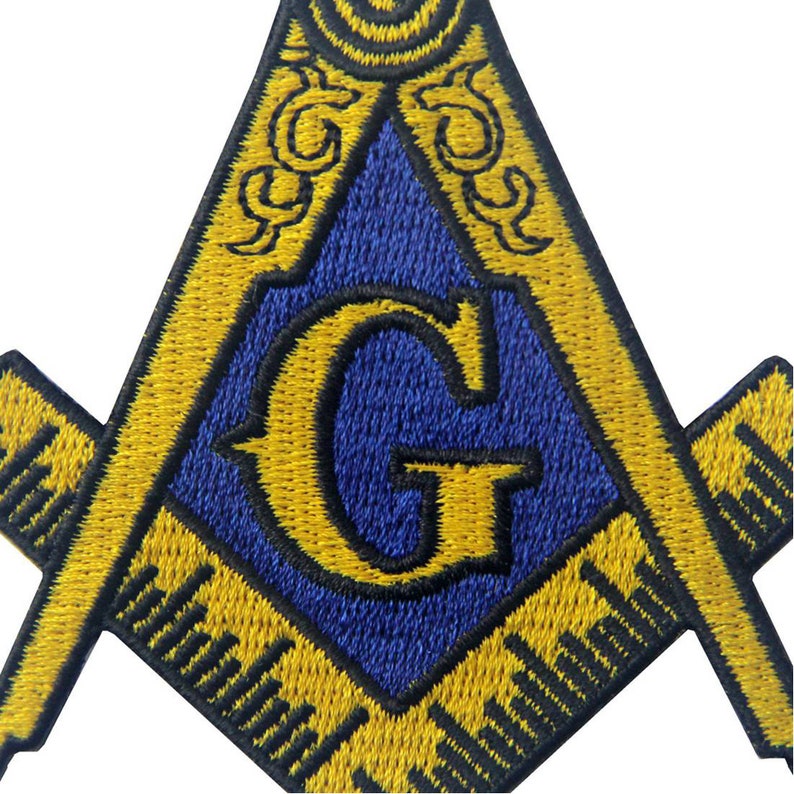Masonic Logo - Masons - Freemason - Lodge - Embroidered Iron on Symbol ...