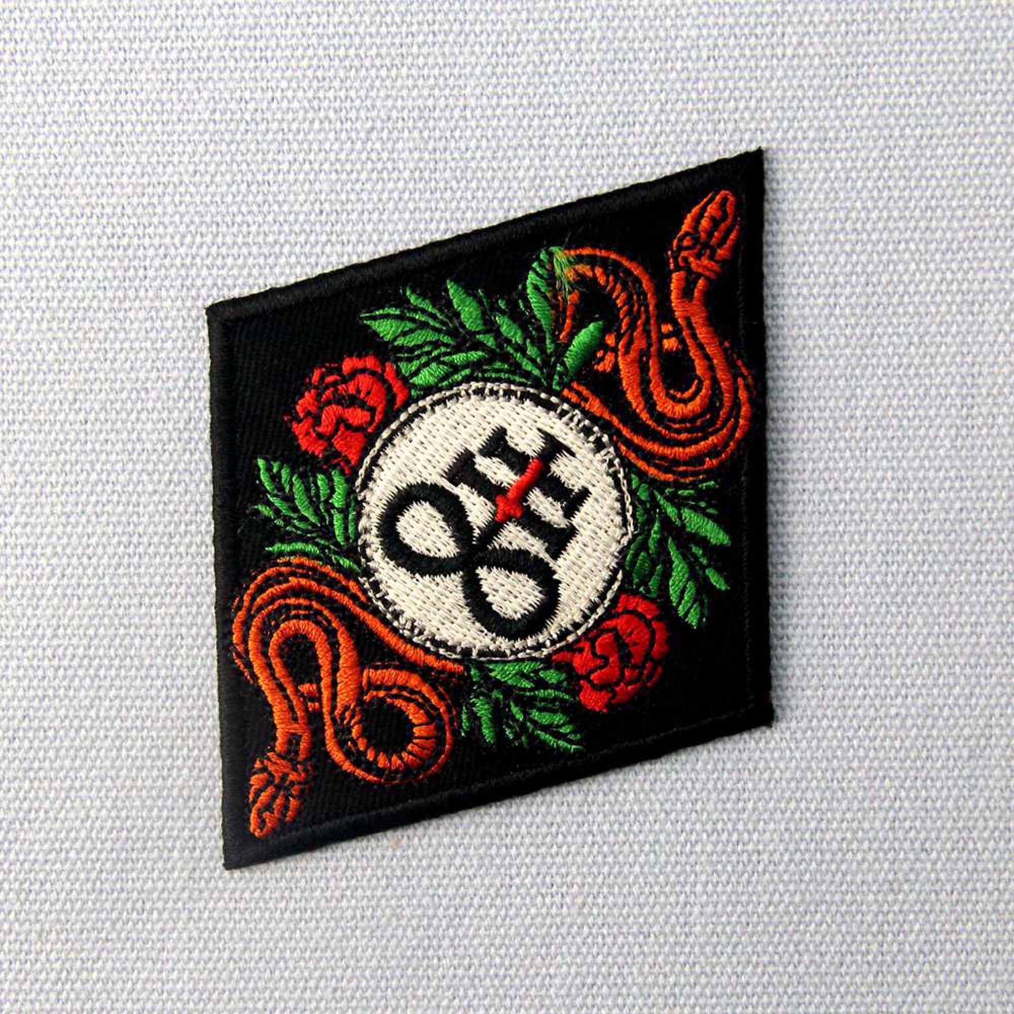 The Leviathan Cross Satan’s Cross Clothes Patch Sew Iron on Badge Bag ...