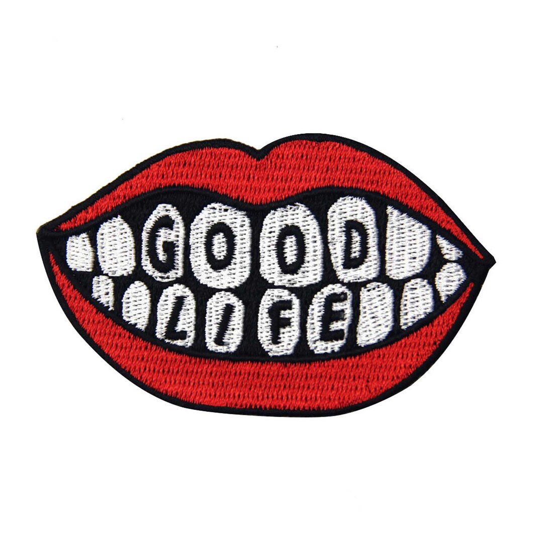 DIY Embroidered Good Life Sewson Iron on Patch Badges Applique Craft ...