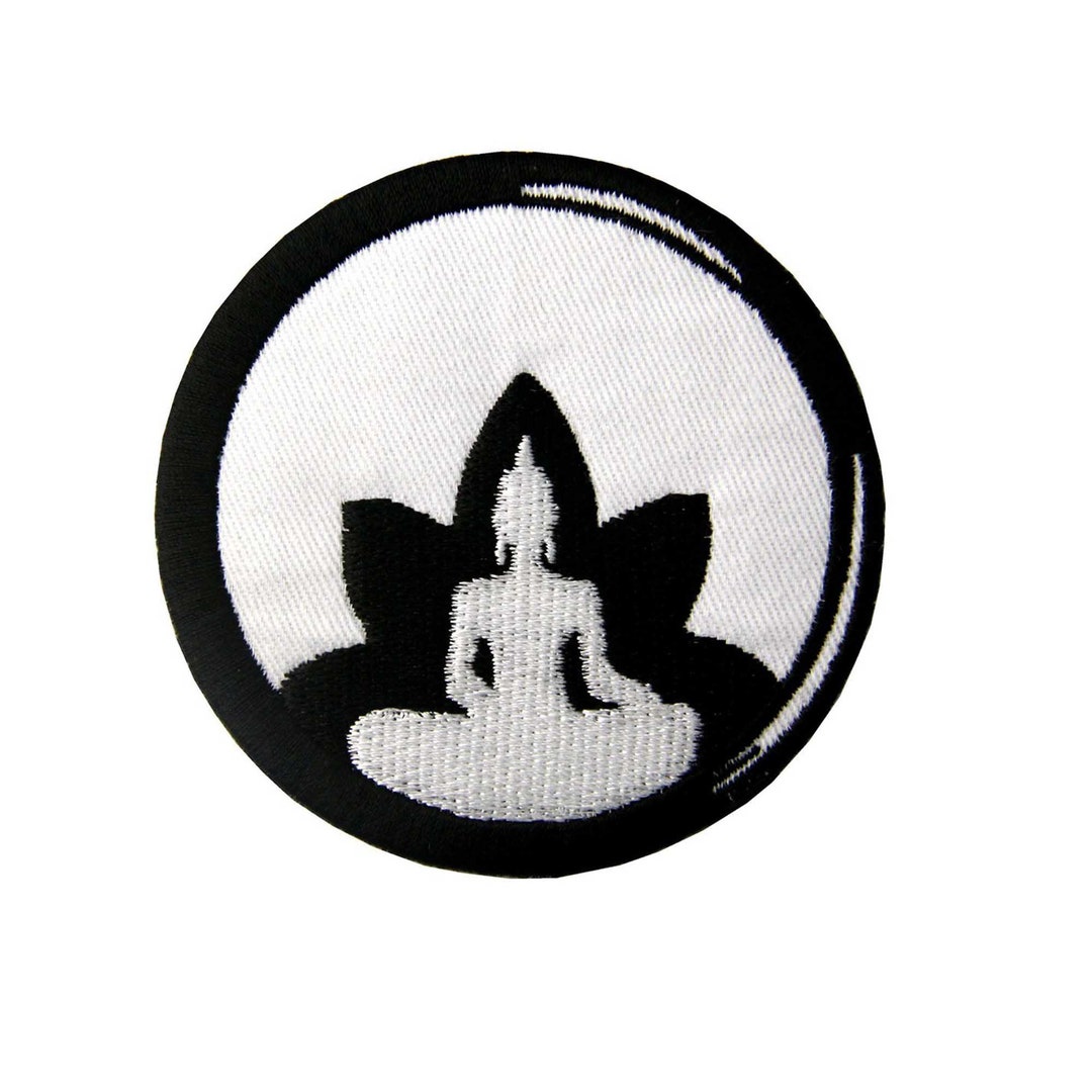 Buddha Birth to Death Buddhism Zen Embroidered Badge Iron on Sew on ...