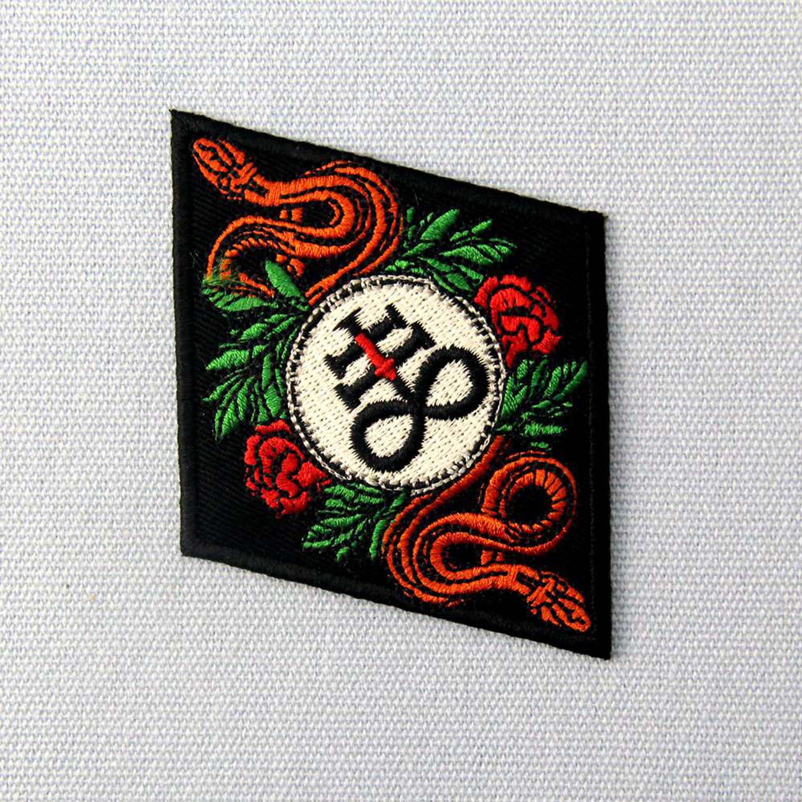 The Leviathan Cross Satan’s Cross Clothes Patch Sew Iron on Badge Bag ...