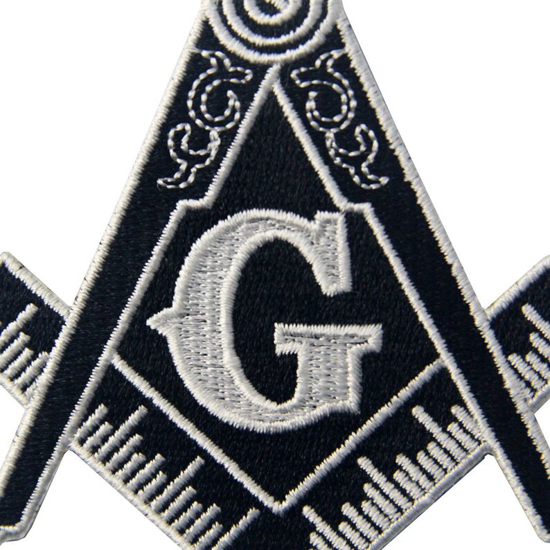 Masonic Logo - Masons - Freemason - Lodge - Embroidered Iron on Symbol ...