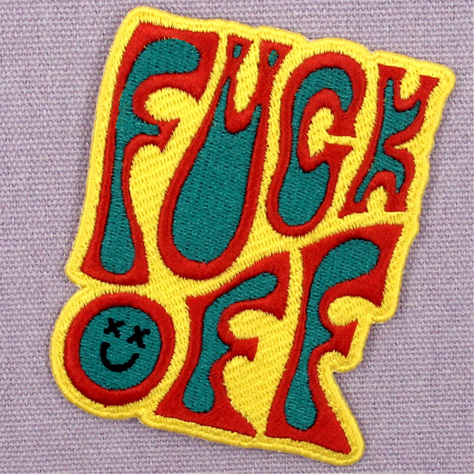 F*ck off Iron on Patch Sew Punk Sod You Rude Funny Insult Rock Chick Fuck-off - Etsy