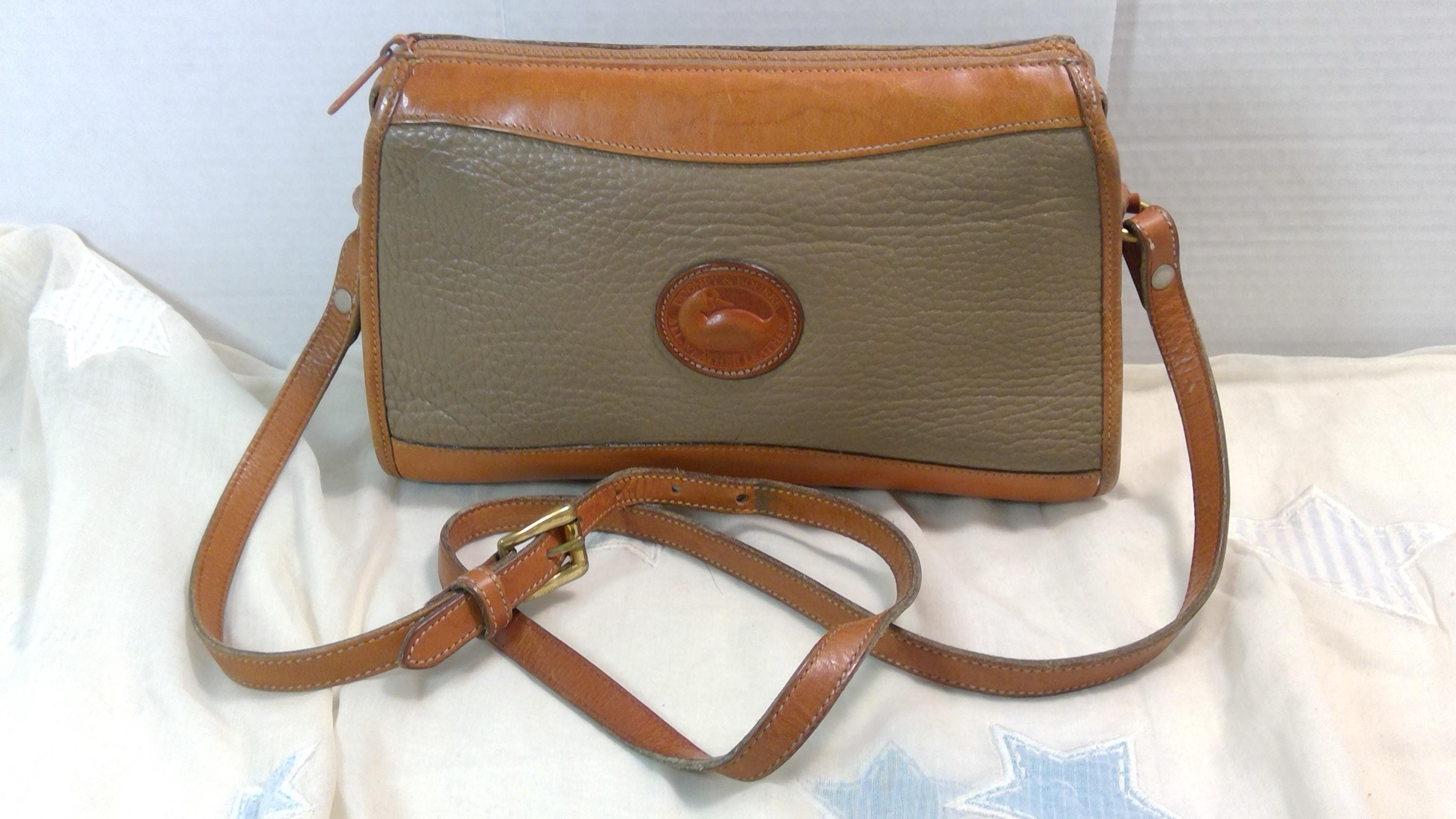 Vintage Dooney & Bourke All Weather Leather Handbag - Etsy