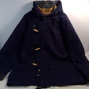 Vintage Navigation Boatworks Lined Wool Toggle Coat Men's M - Etsy