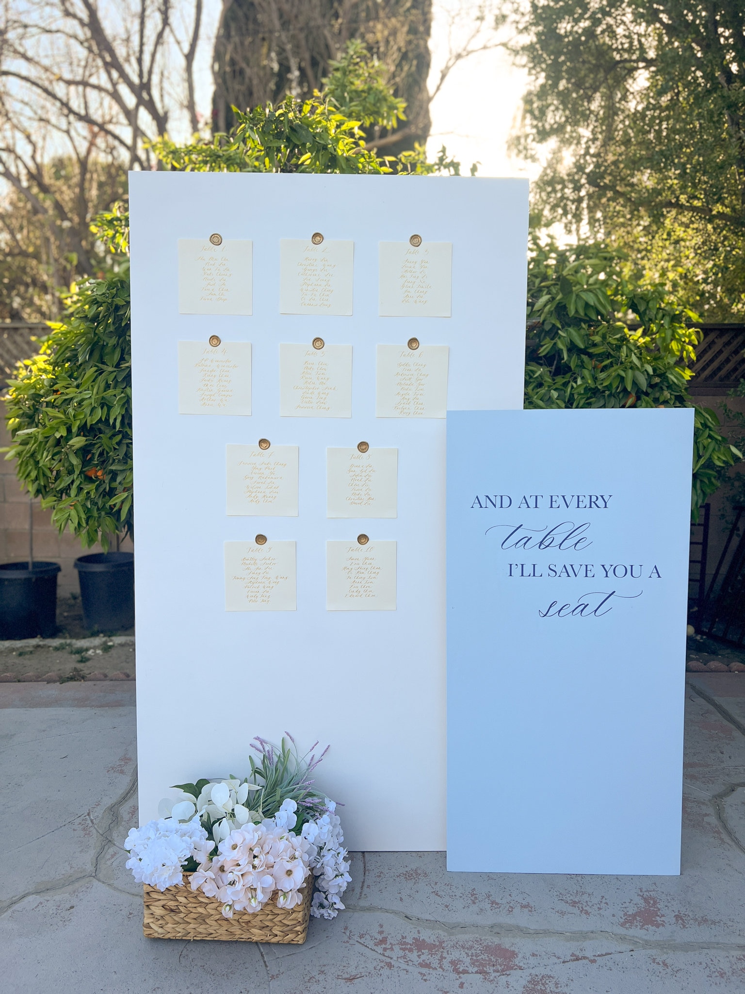 DIY Wedding Backdrop, Custom Wood Backdrop Plans, Wedding Seating Chart ...