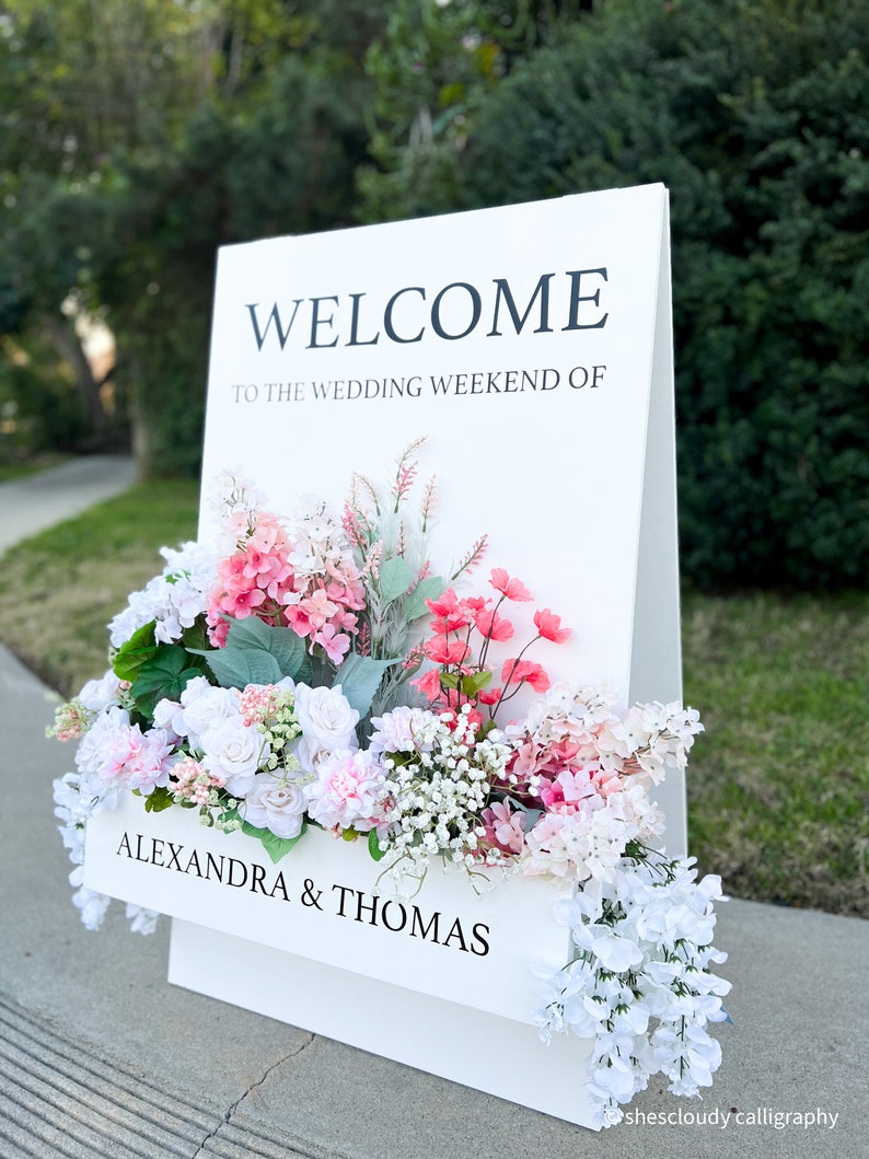 DIY Flower Box Welcome Sign Tutorial: Step-by-step Instructions (PDF ...