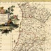 Portugal Map, 1775, Ancient Maps, Old World Map, Digital Old World Map ...