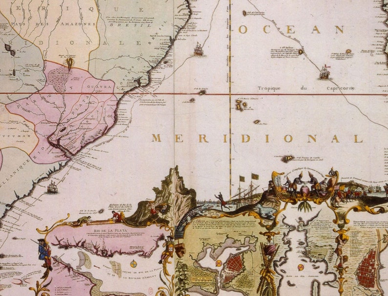 Old Map of America, America Map, Old USA Map, Old US Map, Vintage Map ...