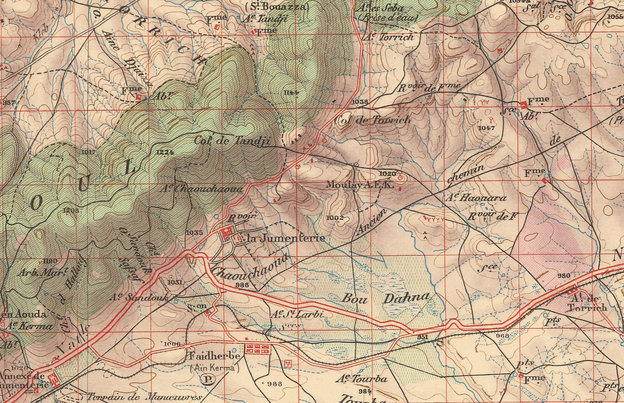 Tiaret Map, Mapa de Tiaret, Tiaret Plan, Tiaret Print, Tiaret City ...