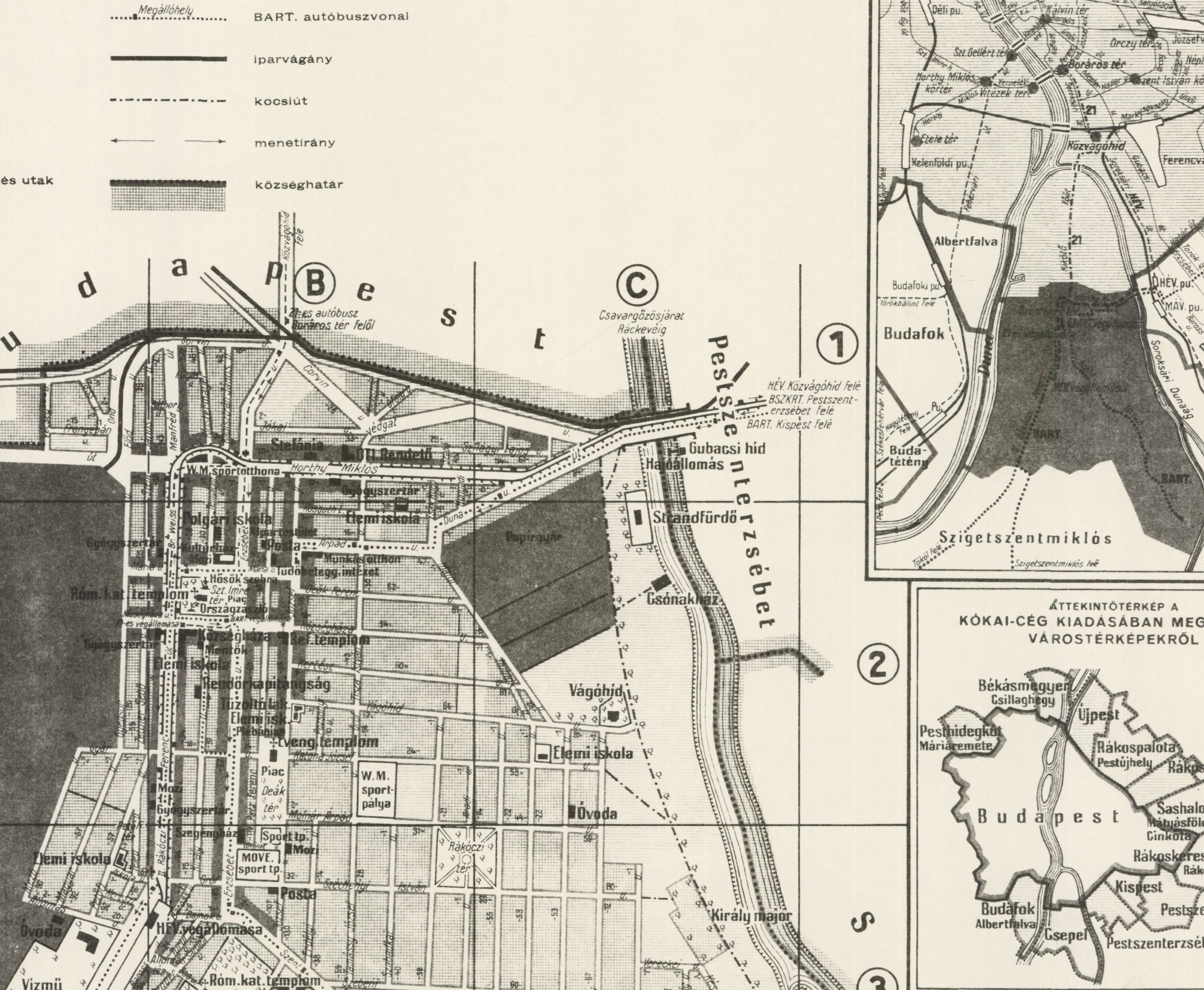 Csepel Map, Budapest Map, Budapest Print, Budapest Poster, Budapest ...