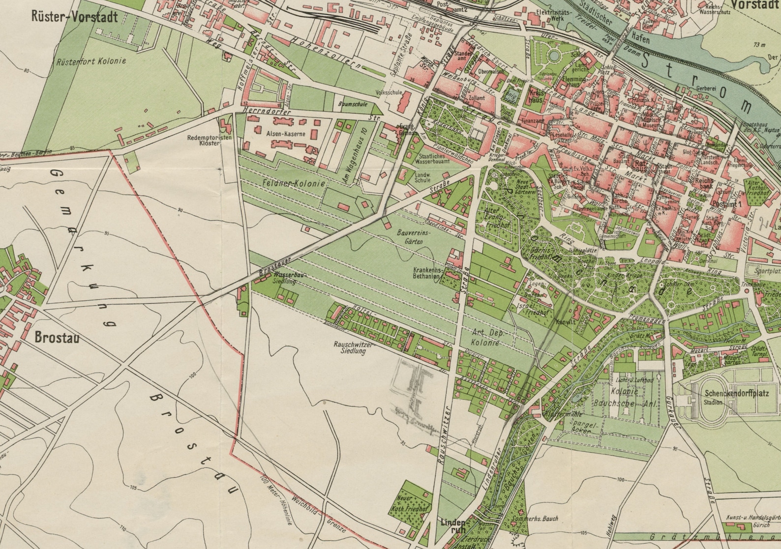 Glogow Map, Glogow City Print, Głogów Map, Europe Map, Map of Poland ...