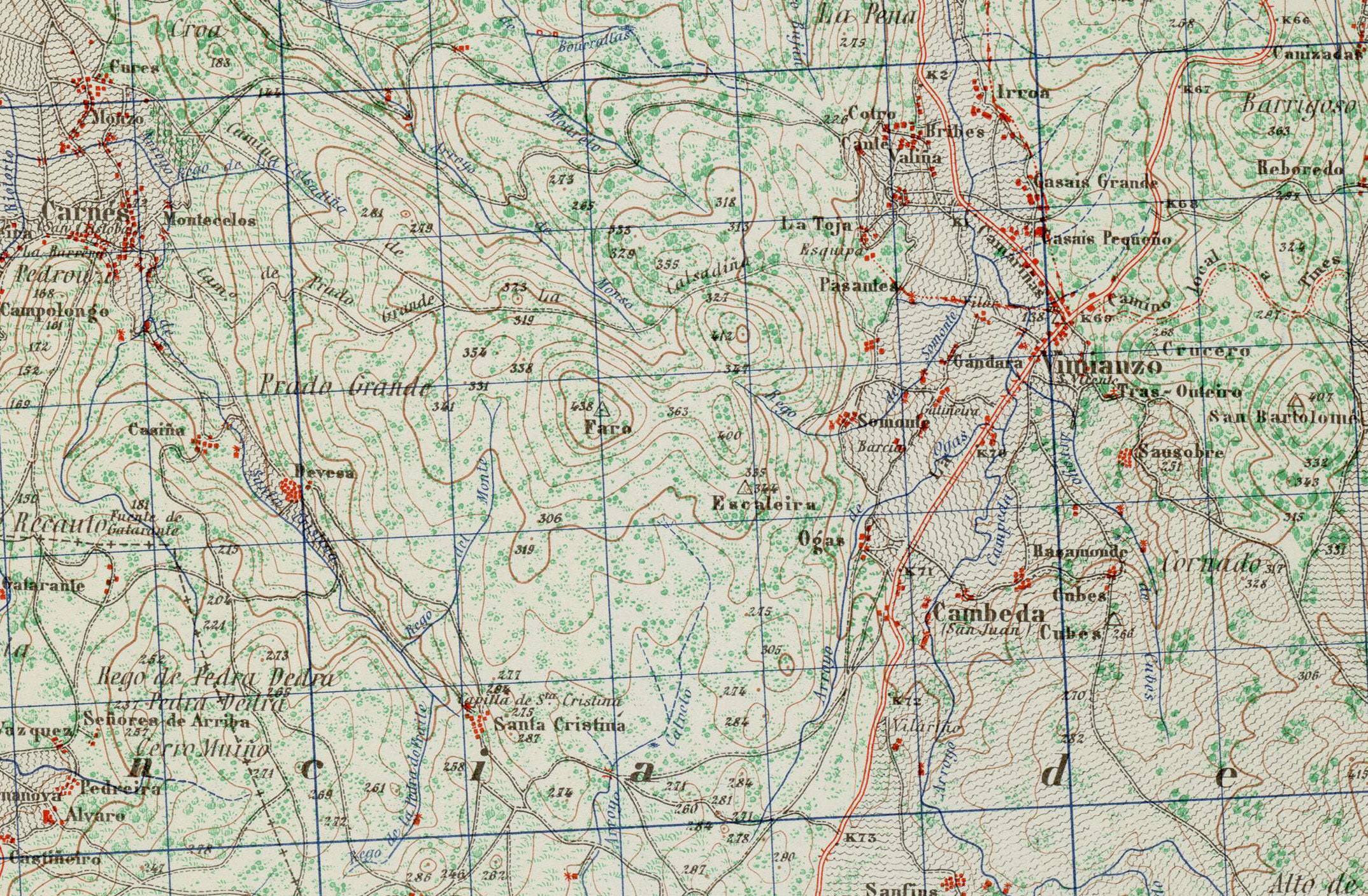 Camarinas Map, Map of Camarinas, Camarinas Print, Camarinas City, Old ...