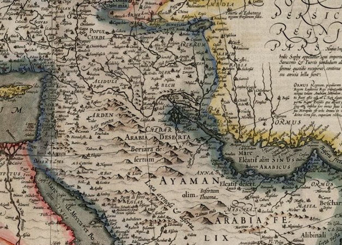 Turkey Map, Osman Empire Map, Old World Map, Digital Old World Map ...