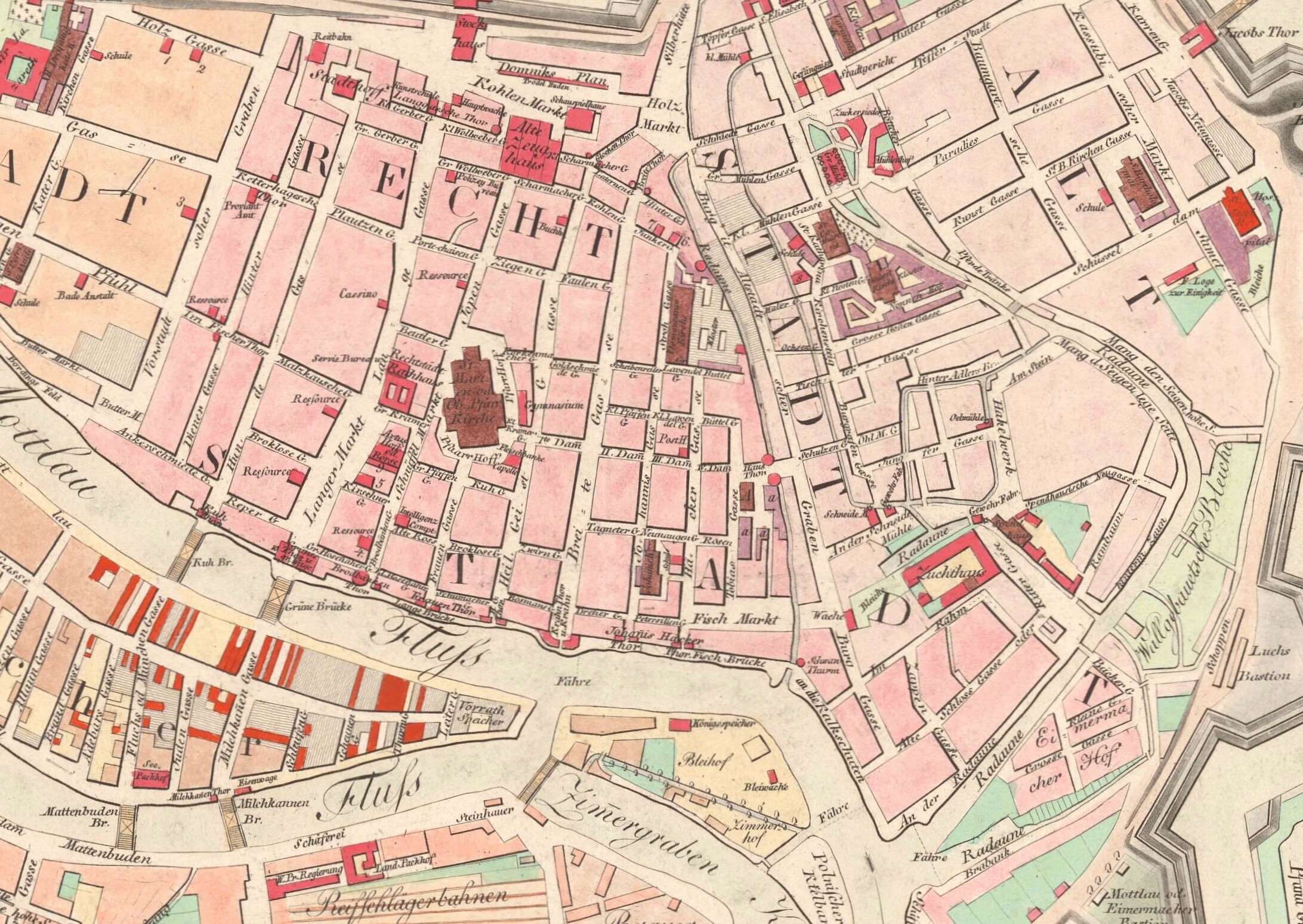 Gdansk Map - Gdansk City Print - Europe Map - Map of Poland - Map Art ...