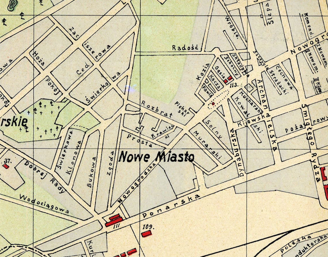 Wilno Map, Vilnius Map, Map of Wilno, Map of Vilnius, Old Vilnius Map ...