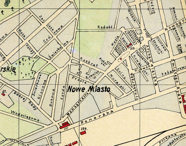 Wilno Map, Vilnius Map, Map of Wilno, Map of Vilnius, Old Vilnius Map ...