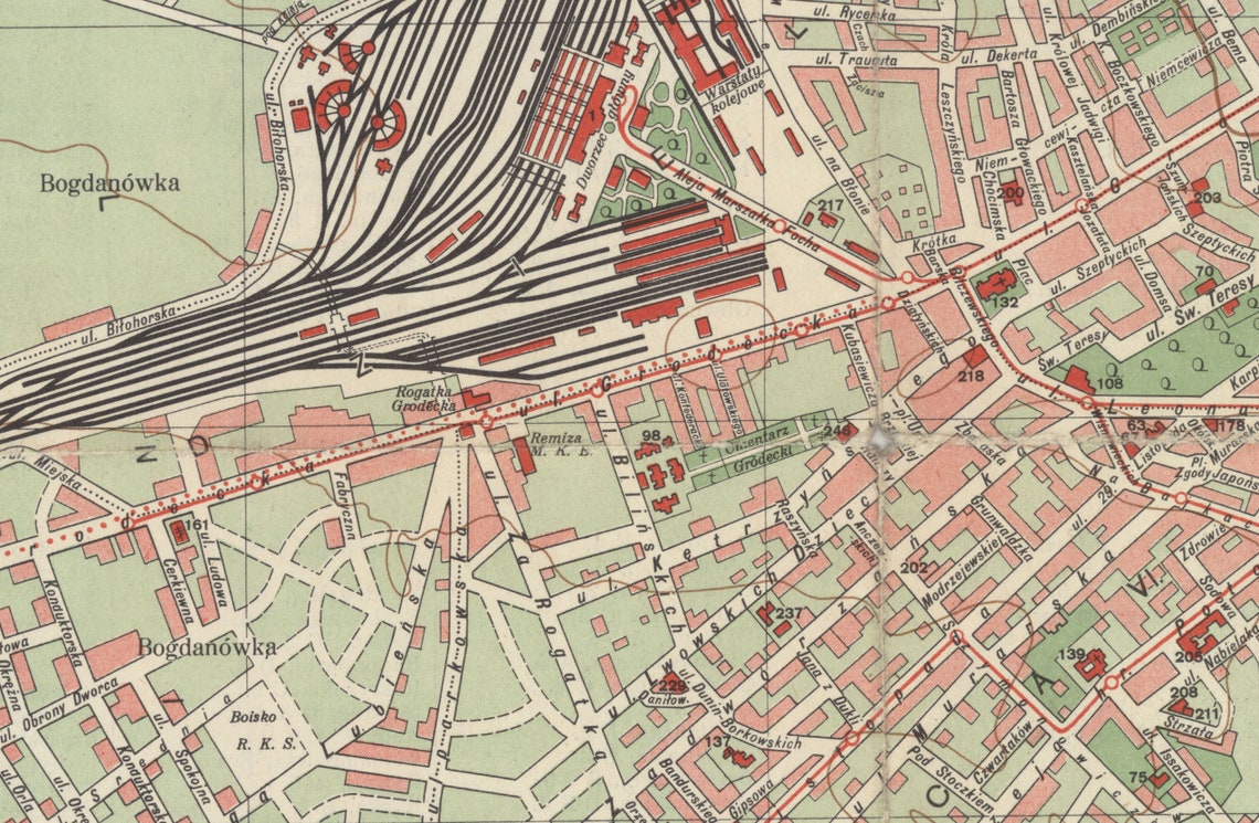 Plan Miasta Lwowa, Lviv City Plan, Lvov Map, Lviv Map, Old Lviv Plan ...
