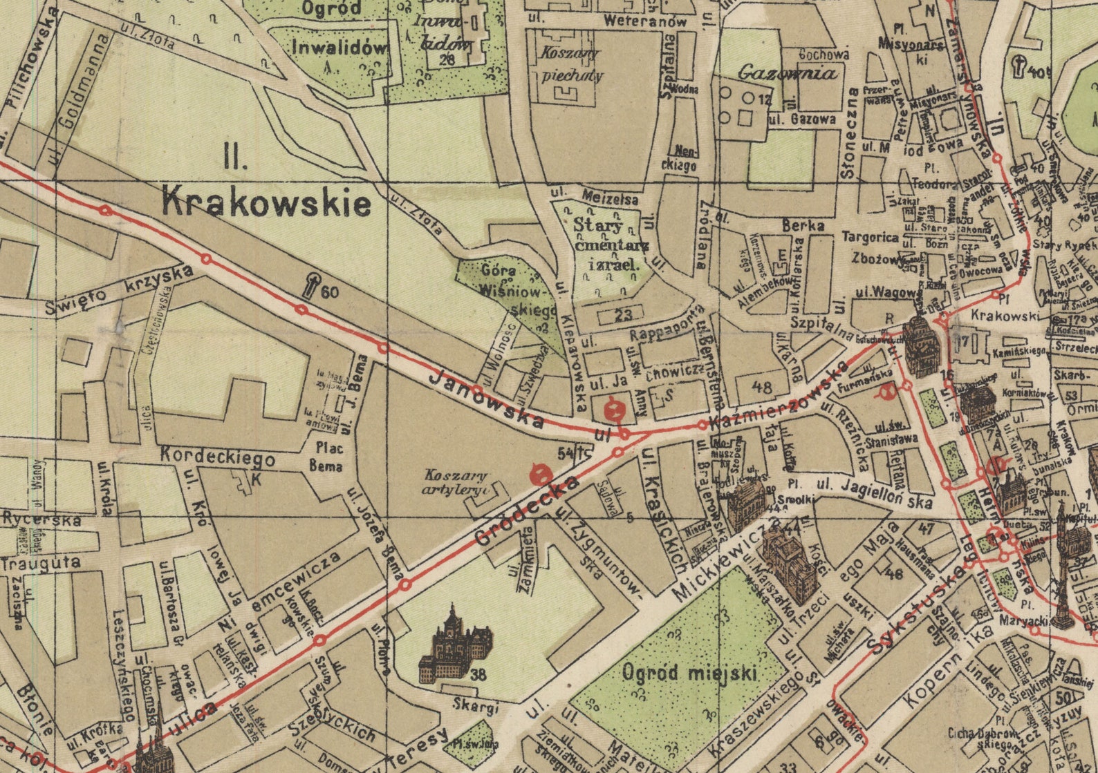 Lwow Plan, Map of Lviv, Lemberg Map, Old Lemberg Plan, Retro Lviv Map ...