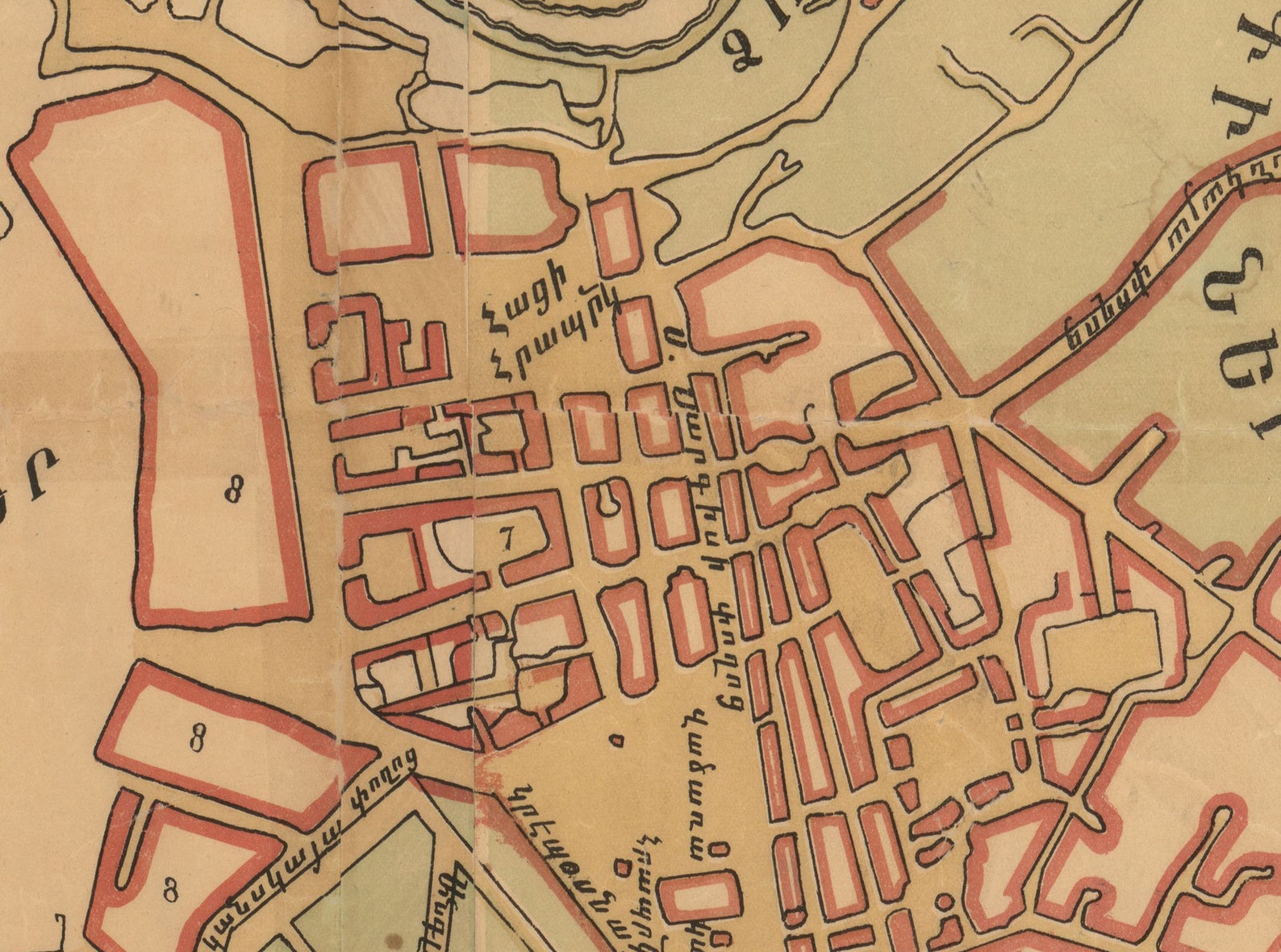 Yerevan Map, Map of Yerevan, Yerevan Print, Yerevan Poster, Yerevan Map ...