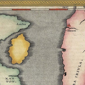 Japan Map Vintage, Japan Map, Japan Map Print, Vintage World Map, Large ...