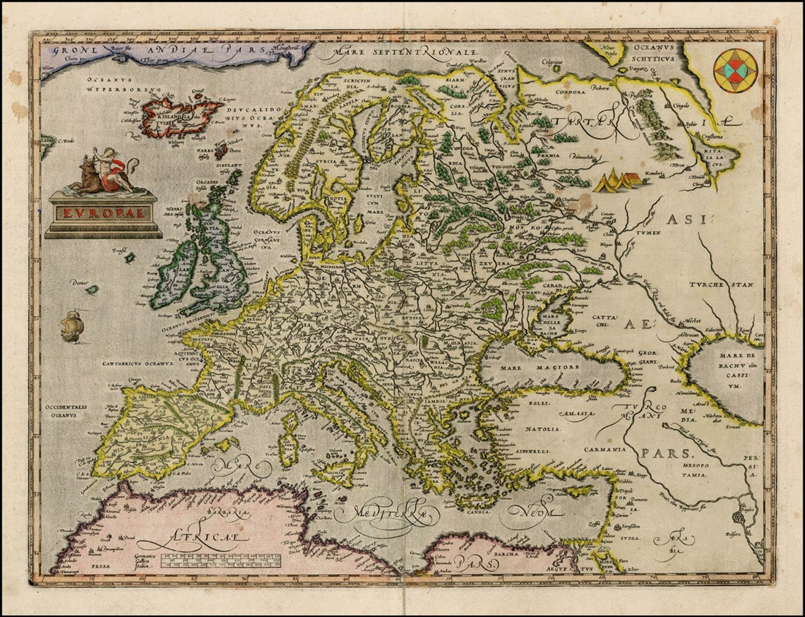 Europe Map, Map of Europe, Old Europe Map, Europe Maps, Old World Map ...