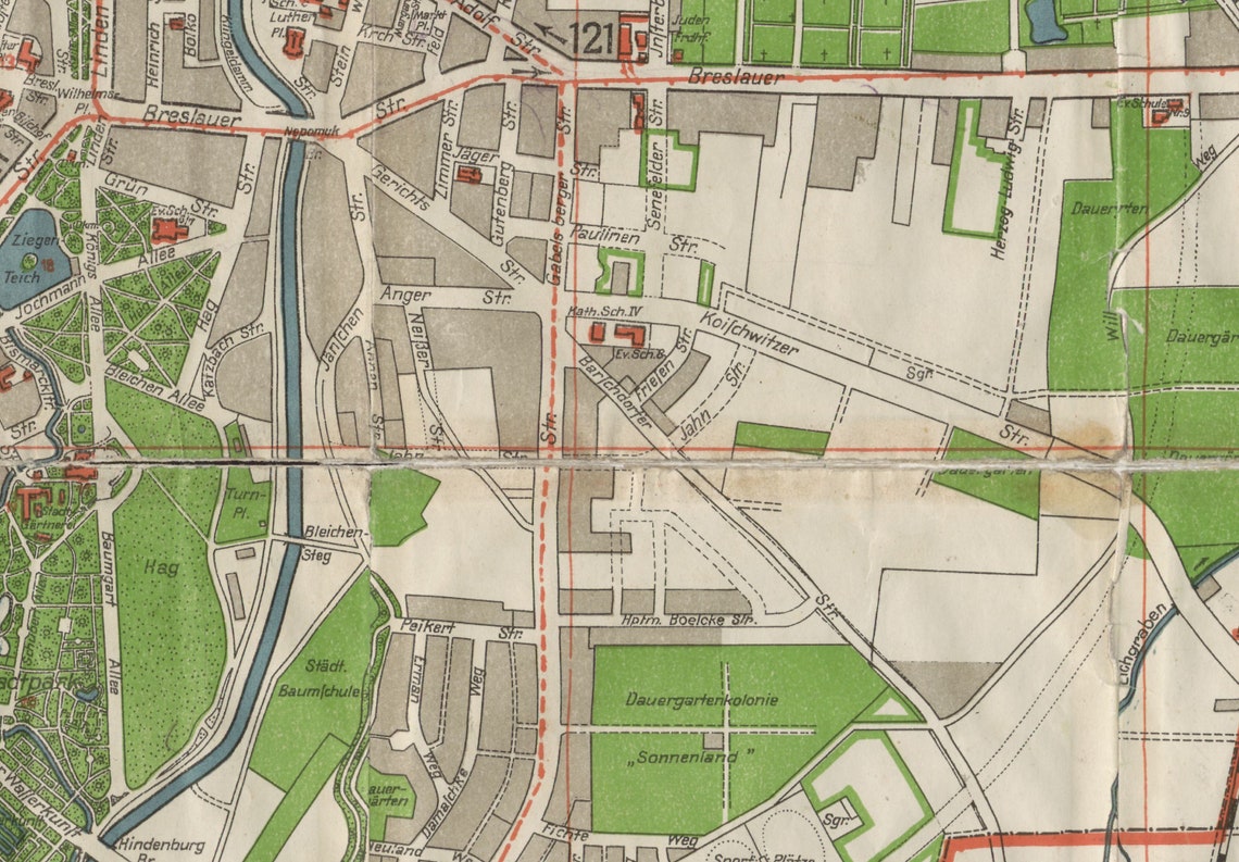 Legnica Map, Map of Legnica, Legnica Print, Legnica Poster, Legnica ...