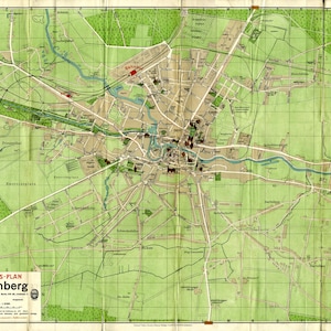 Bydgoszcz Plan, Bromberg Map, Old Bydgoszcz Map, Old Bromberg Map ...