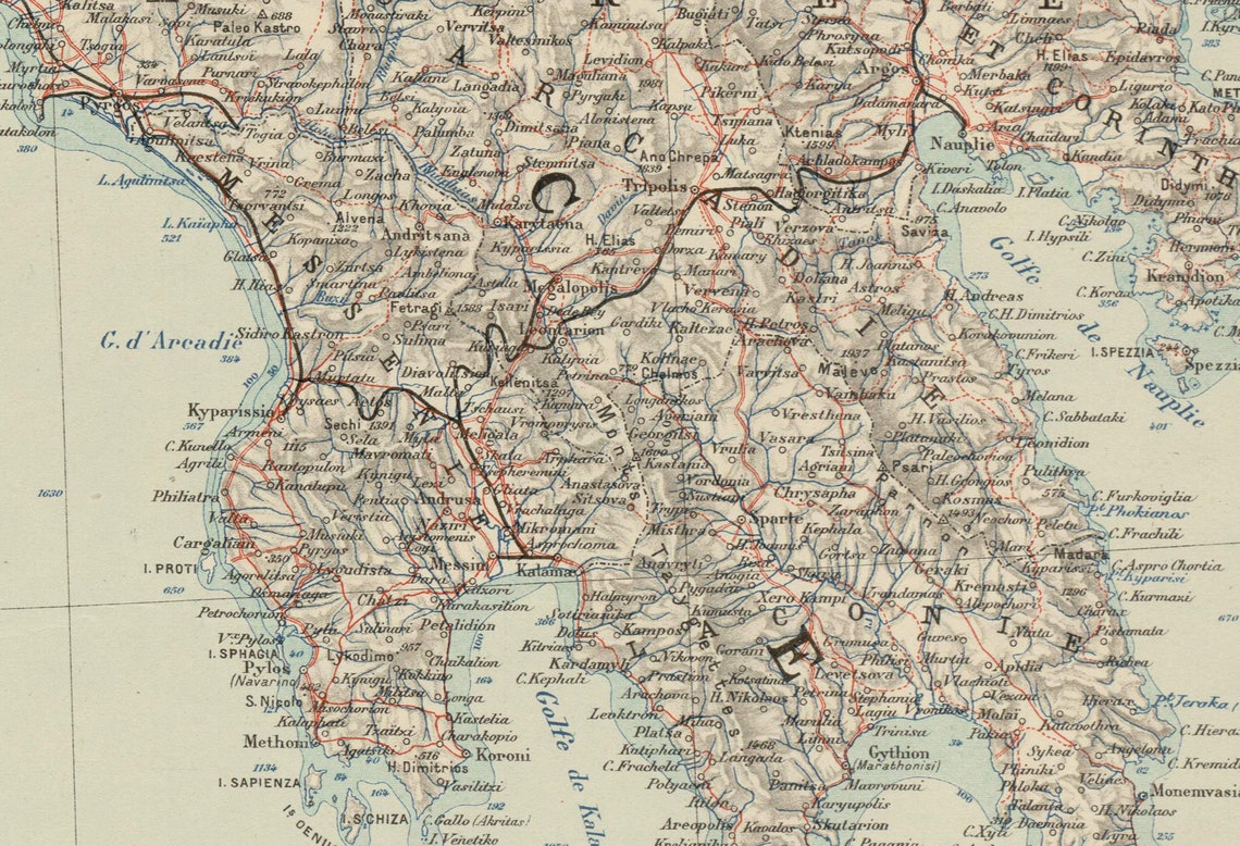 Corinth Map, Map of Corinth, Corinth City, Corinth Plan, Corinth City ...