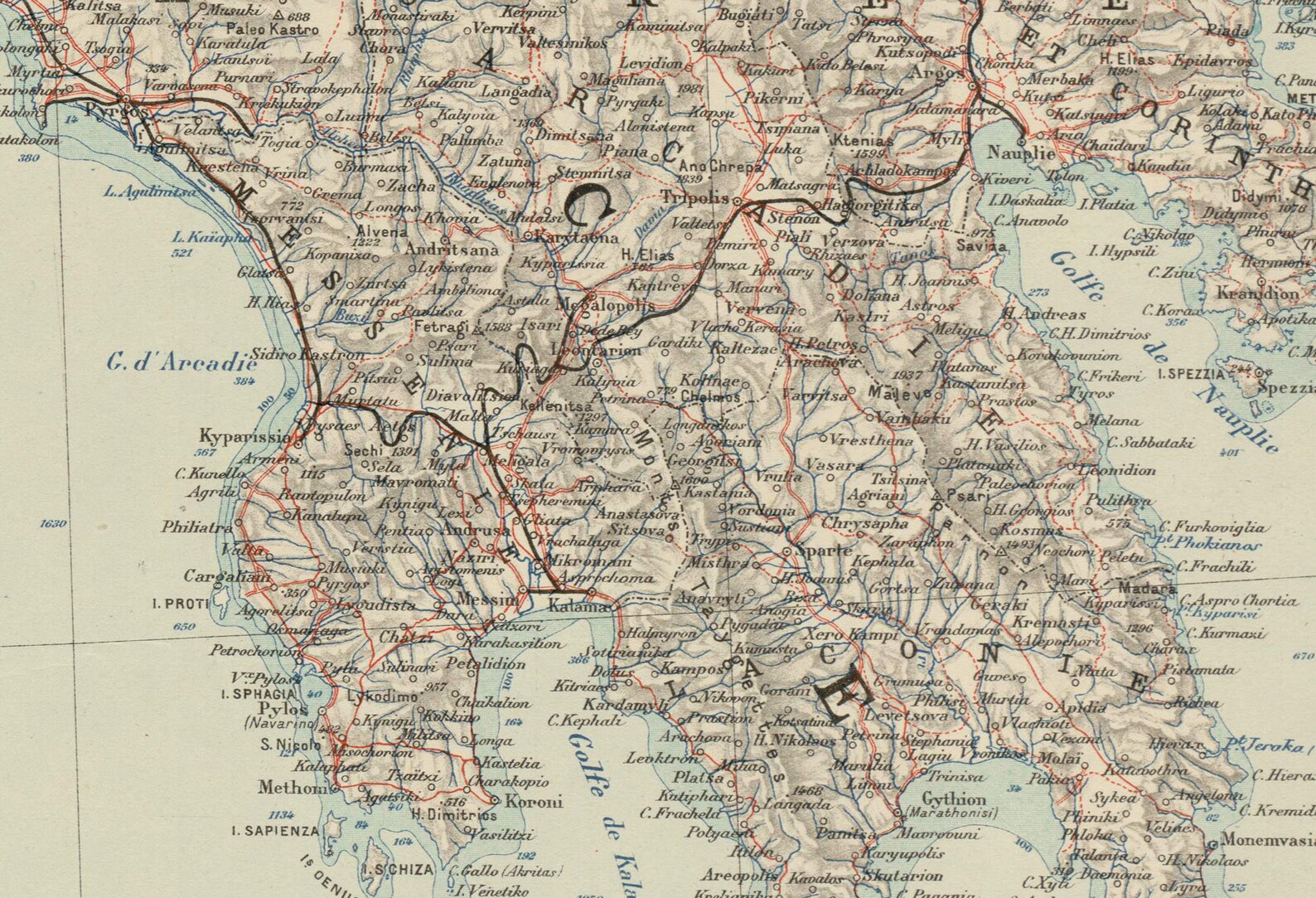 Corinth Map, Map of Corinth, Corinth City, Corinth Plan, Corinth City ...