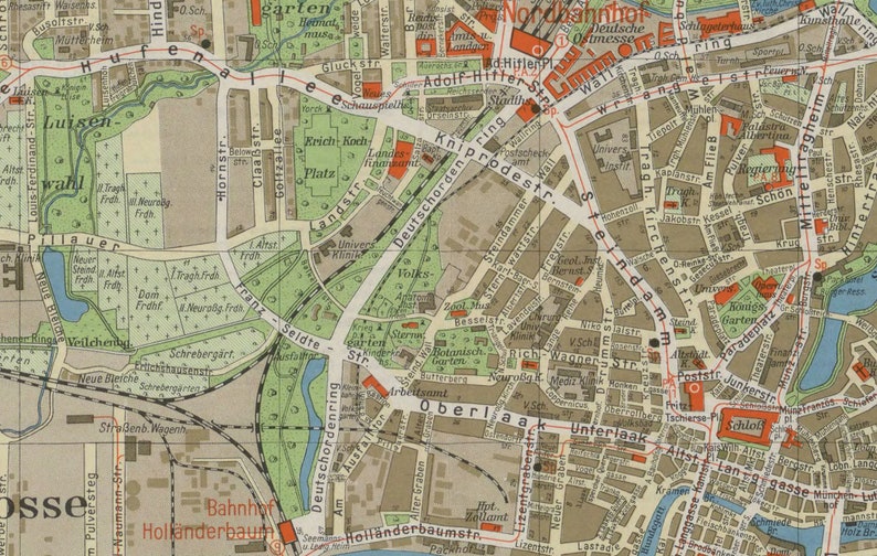 Königsberg Map, Konigsberg Plan, Old Konigsberg Map, Koenigsberg Map ...
