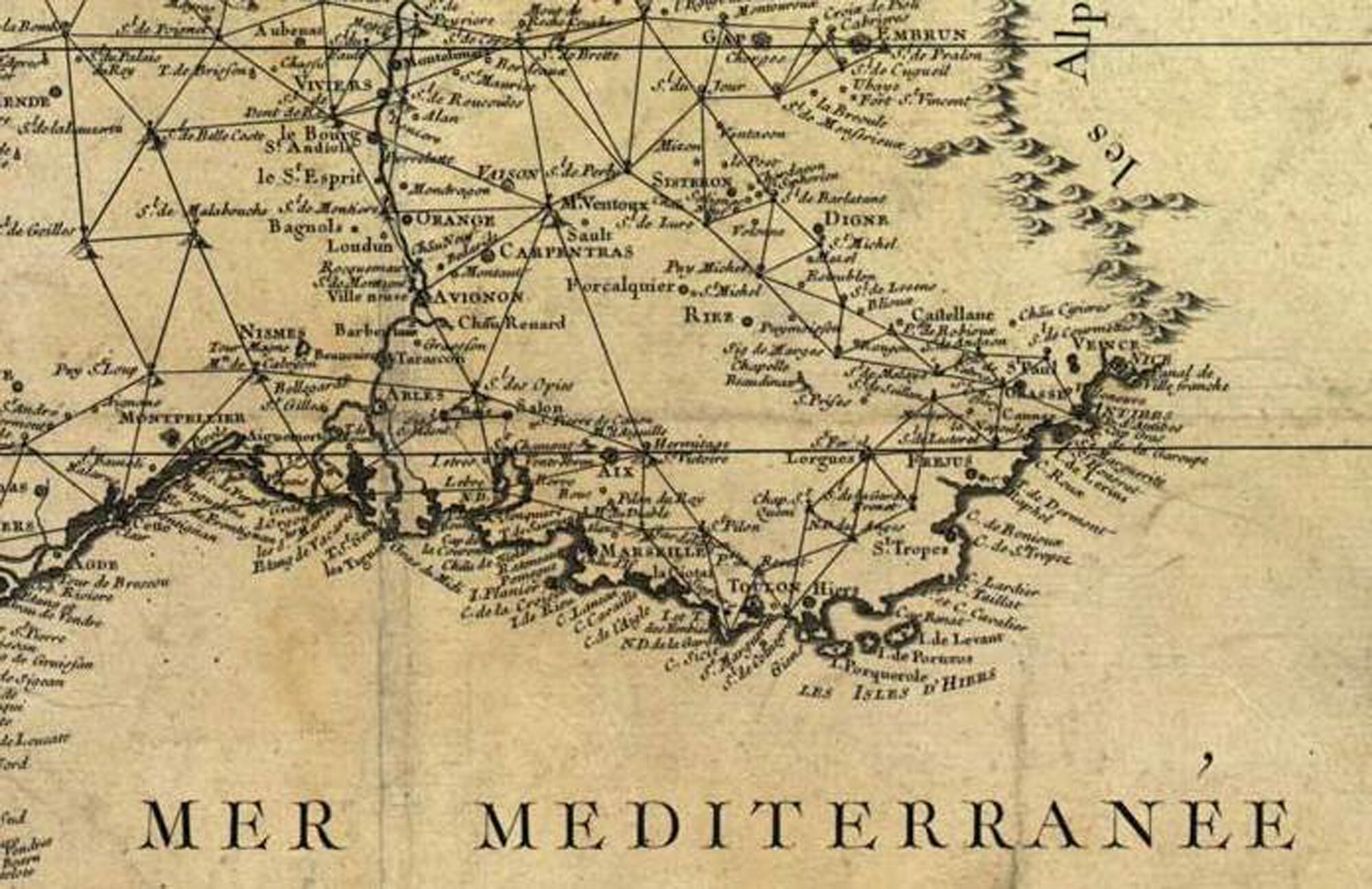 Map of France Vintage, Map of France, France Map, France Map Wall Art ...