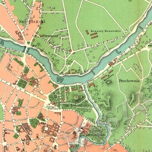 Wilno Map, Vilnius Map, Map of Wilno, Map of Vilnius, Old Vilnius Map ...