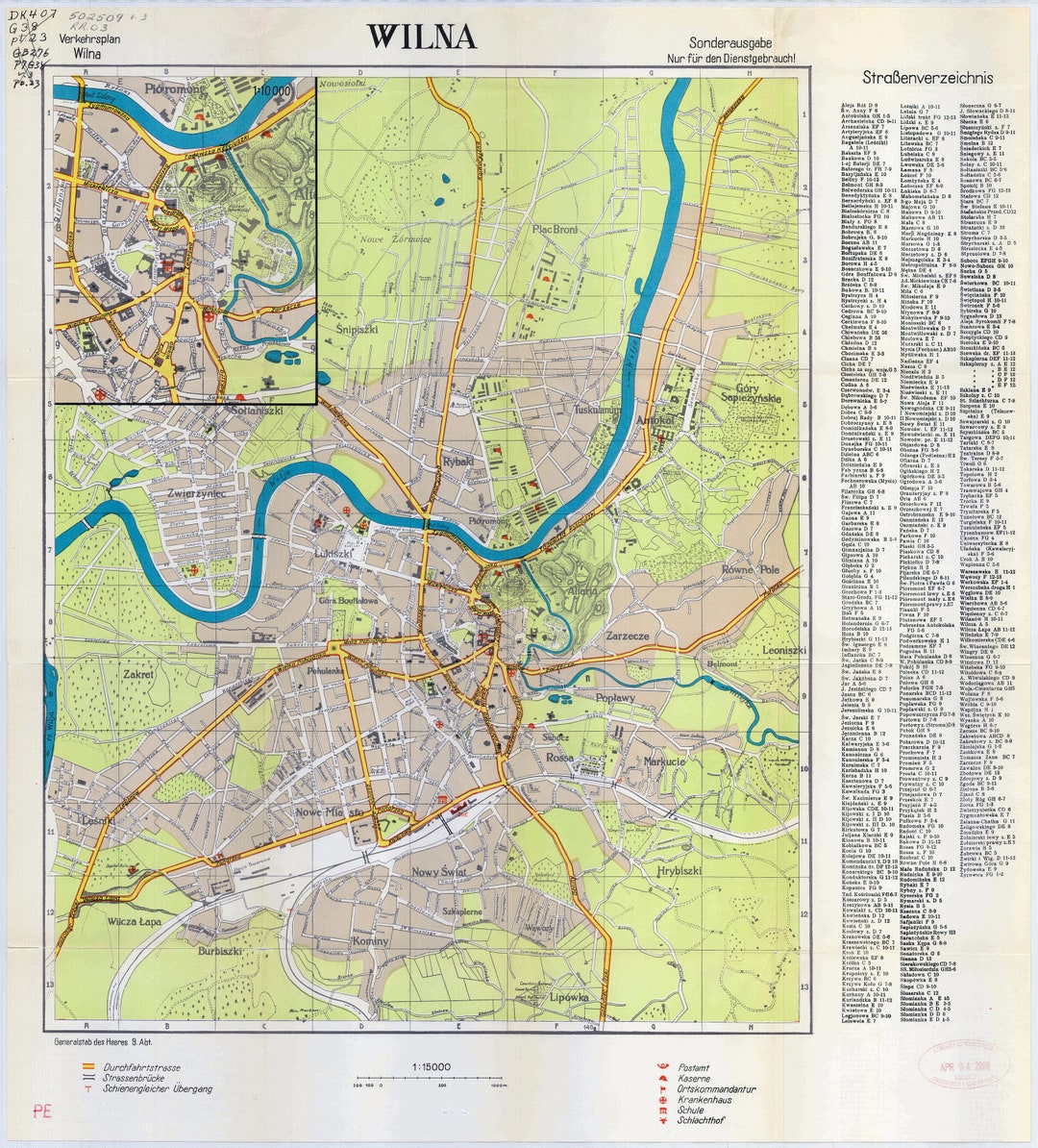 Wilno Map, Vilnius Map, Map of Wilno, Map of Vilnius, Old Vilnius Map ...