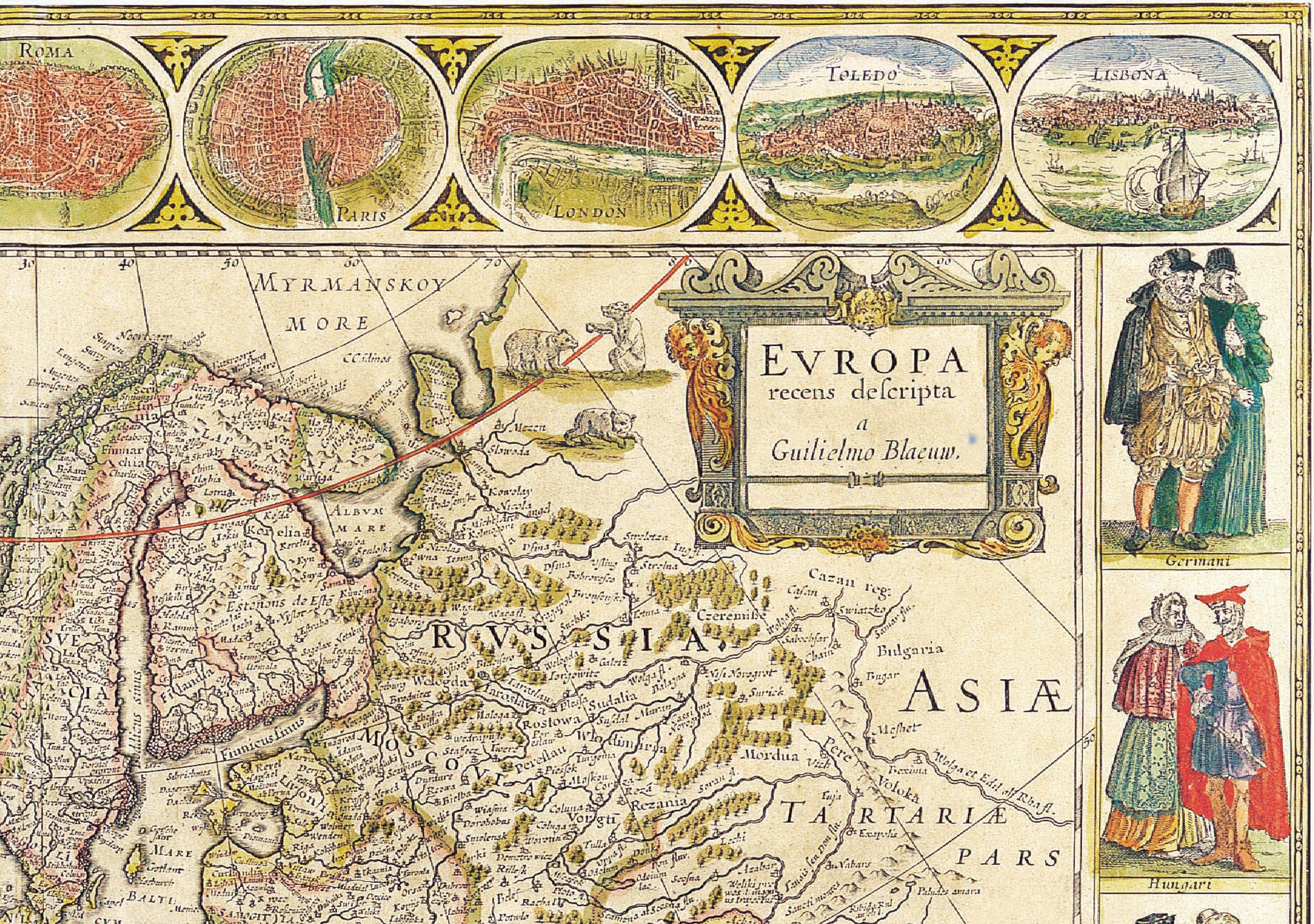 Old Map of Europe, Digital Map Print, Vintage Map, Vintage Map Print ...