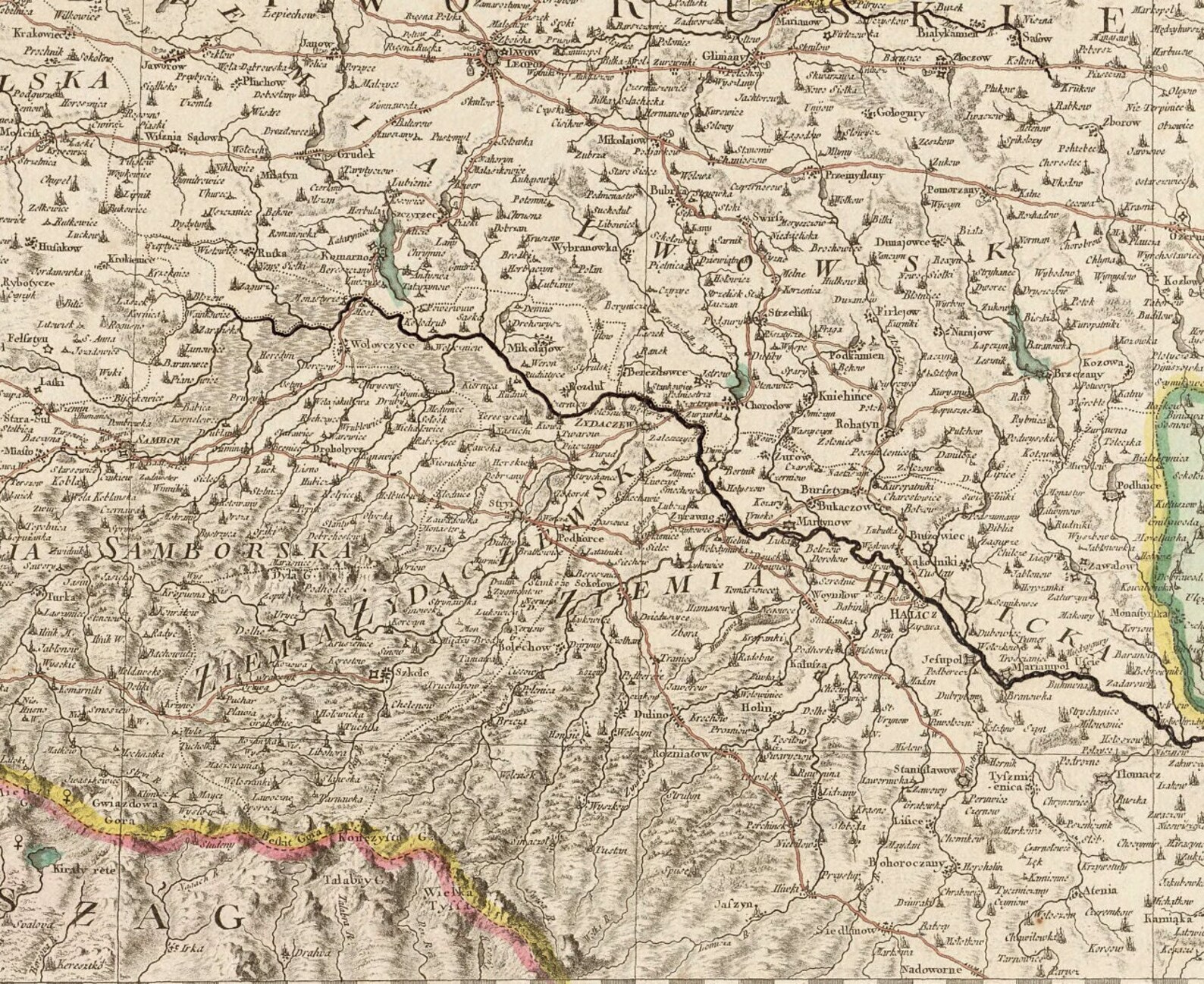 The Voivodship of Ruthenia, Parts of the Voivodships of Cracow, of ...