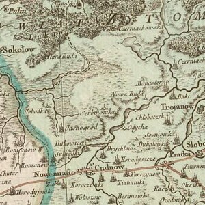 Map of Podolia, a Large Part of Volhynia, Map of Poland, Poland Map ...