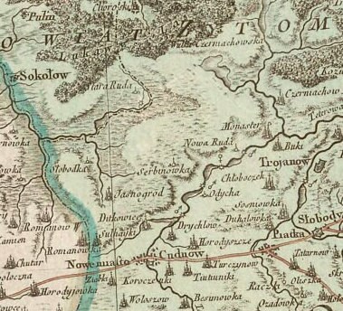 Map of Podolia, a Large Part of Volhynia, Map of Poland, Poland Map ...