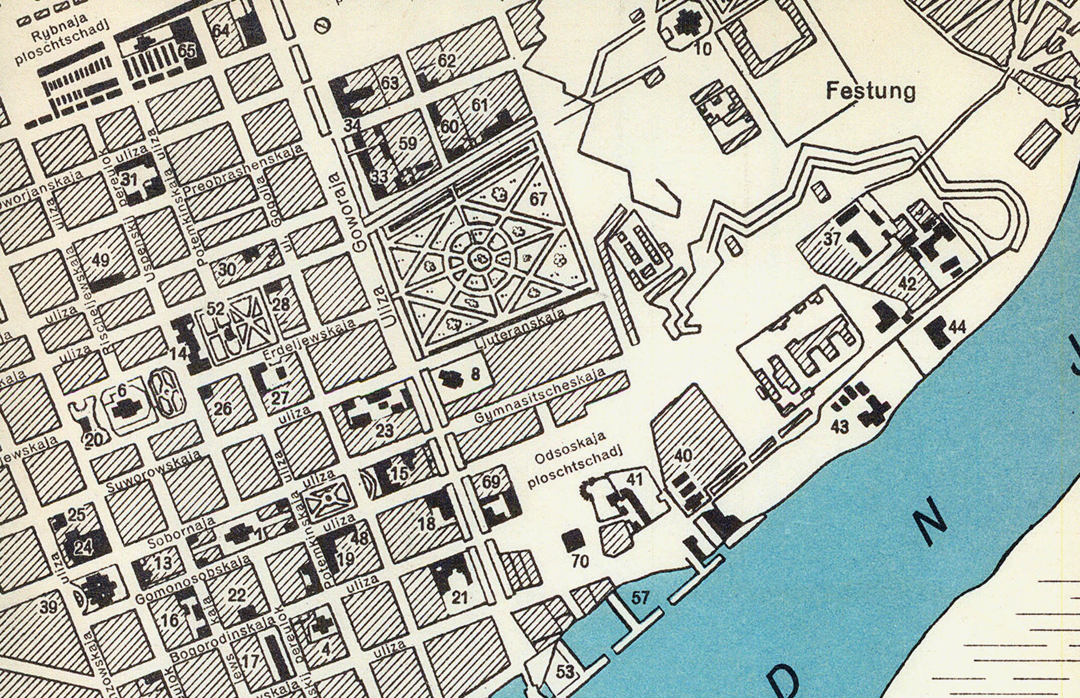 Cherson Map, Kherson Map, German Cherson Map, German Kherson Plan ...