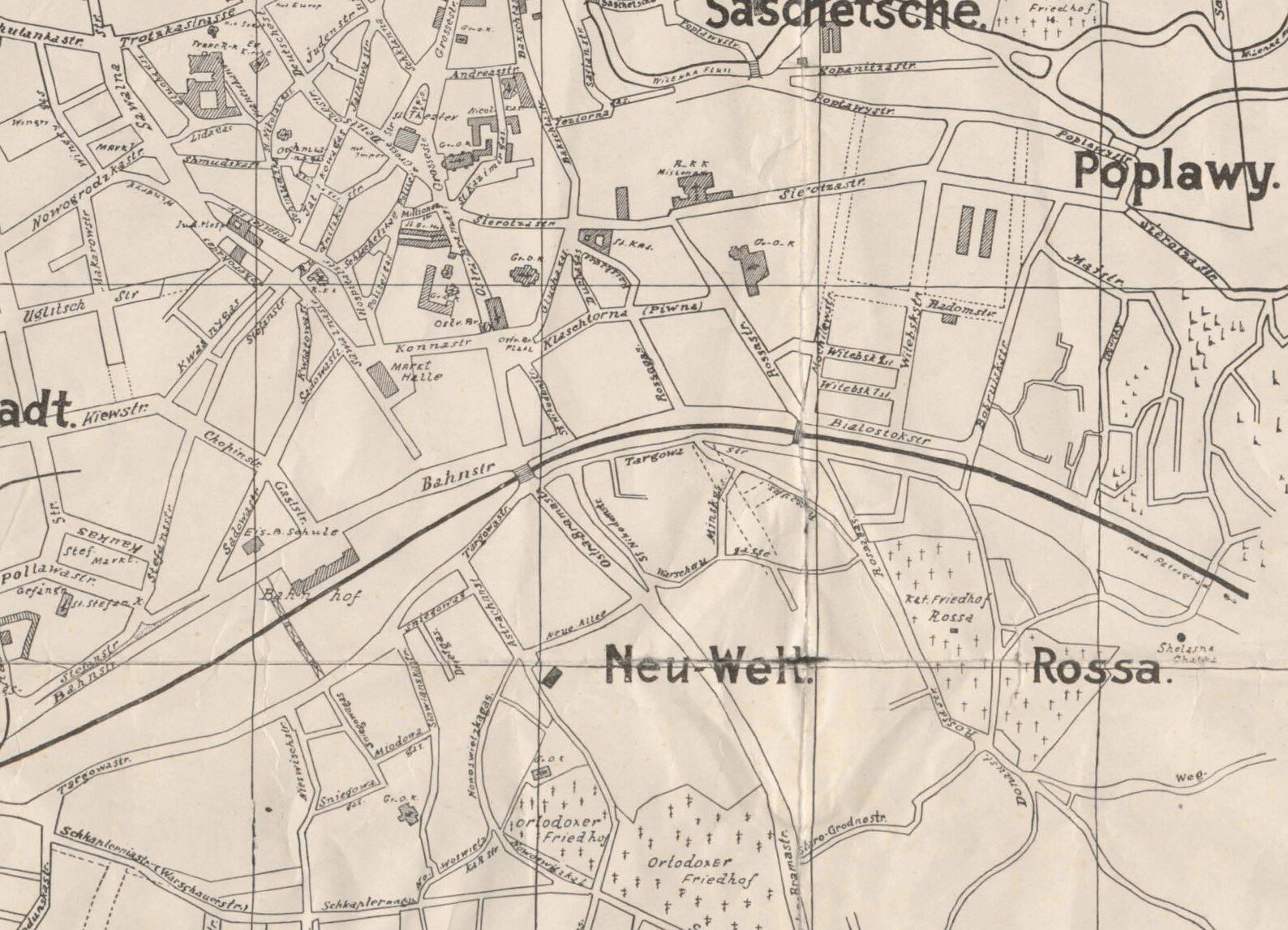 Wilno Map, Old Wilno Map, Retro Wilno Map, Map of Wilno, Retro Map of ...