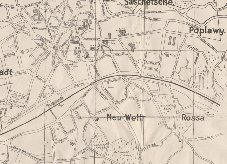 Mapa de Wilno, Mapa de Wilno Antiguo, Mapa de Wilno Retro, Mapa de ...