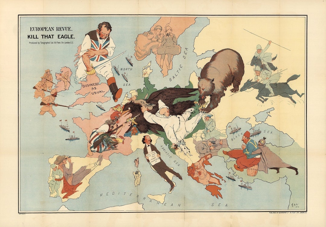 Old World Map, Digital Map Print, Vintage Map, Vintage Map Print ...